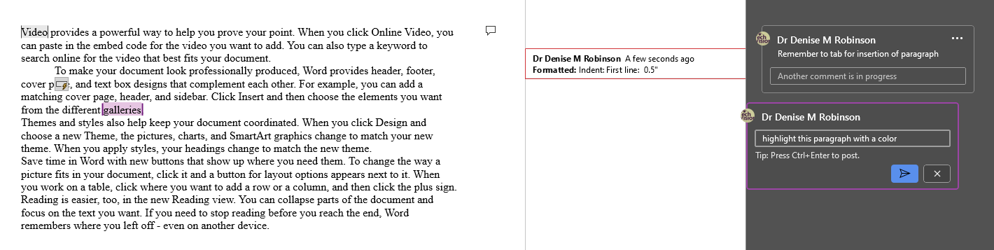 Track Changes Word keyboard shortcuts screen reader JAWS NVDA editing ...